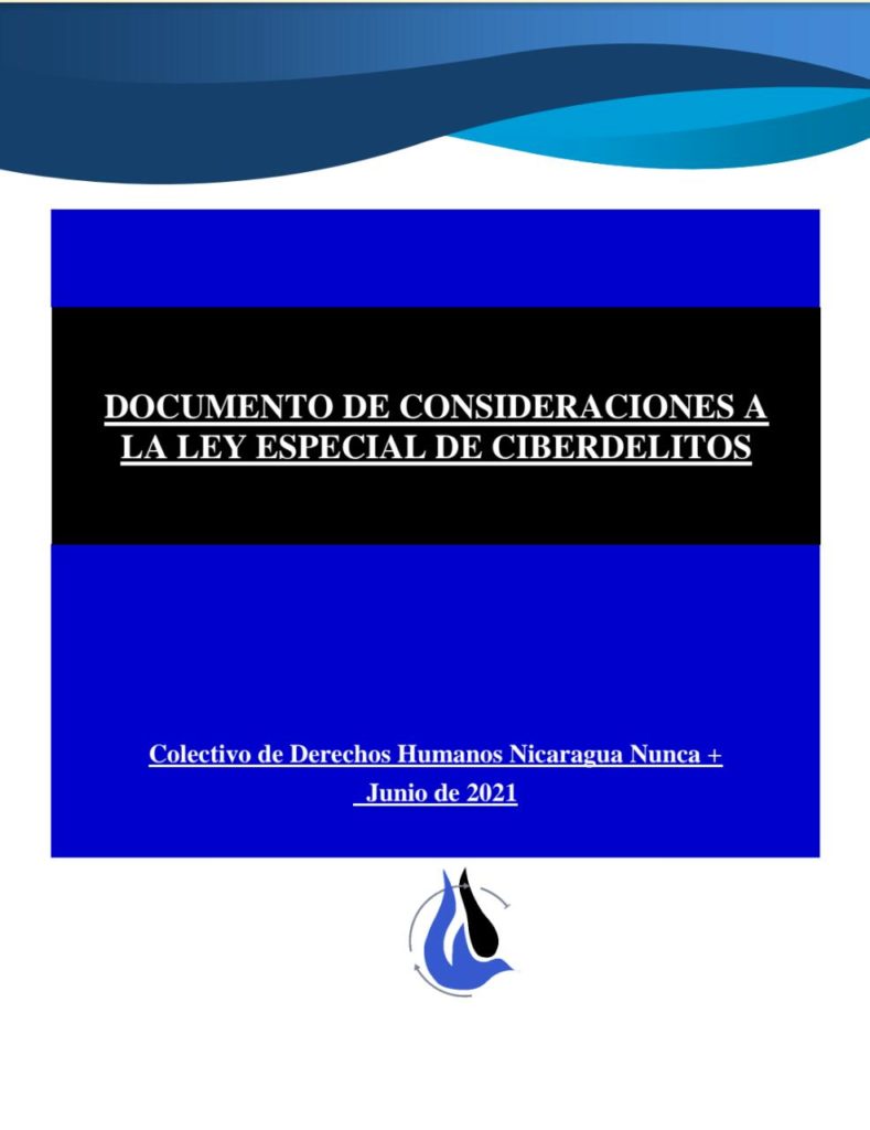 Documento de consideraciones a la Ley Especial de Ciberdelitos ...