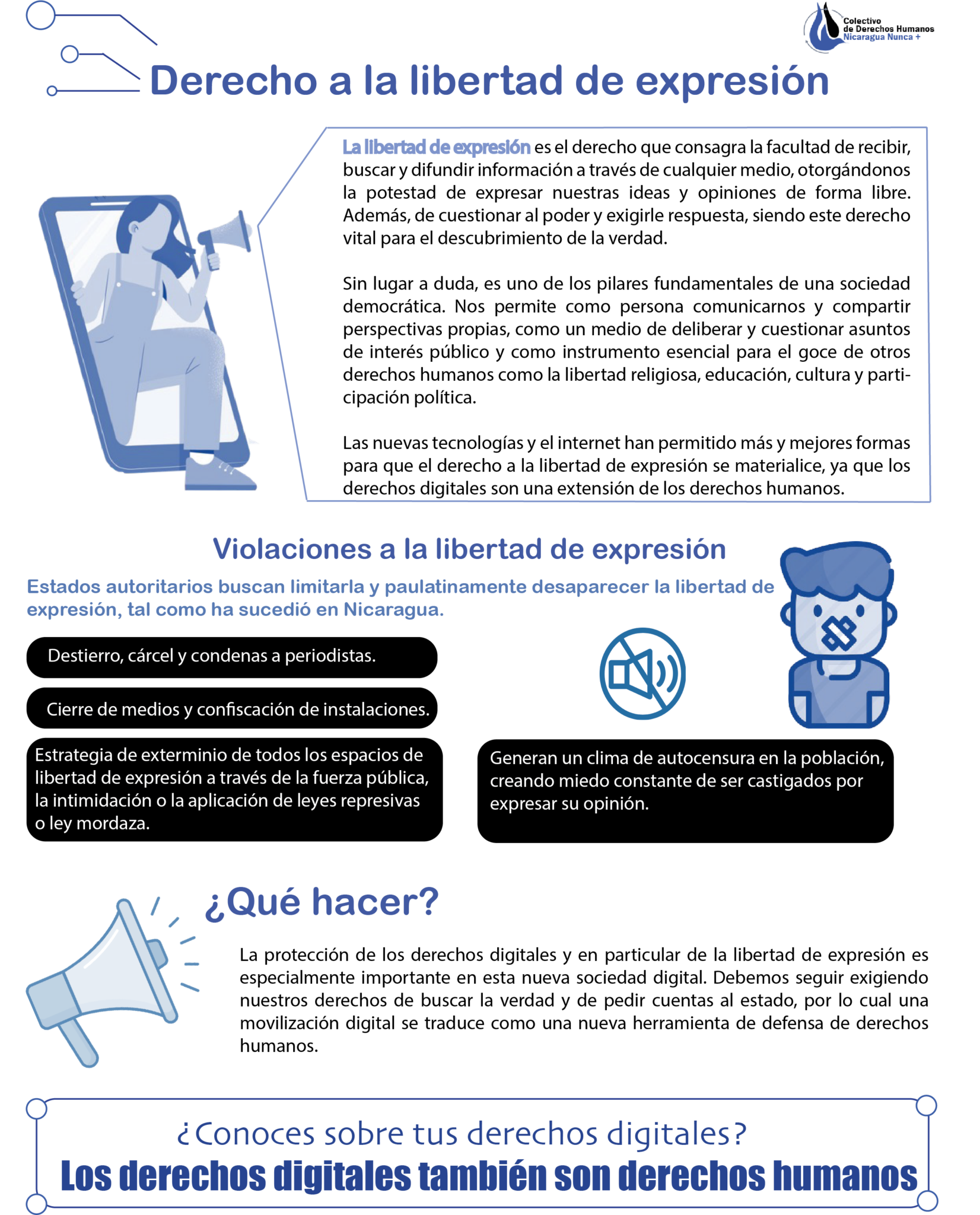 Derecho a la libertad de expresión - Colectivo de Derechos Humanos